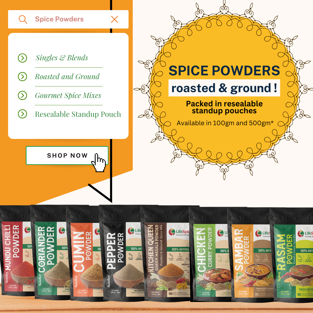 Spice Powders and Spice mixes in Zip lock Pouch – Lifespice