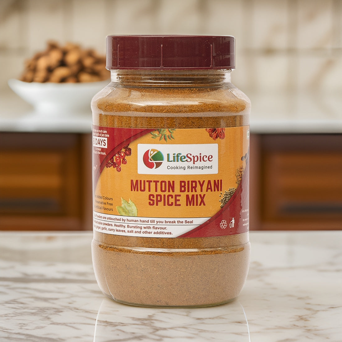 Lifespice Mutton Biryani Spice Mix -150g Jar | Easy-to-cook but not a ...